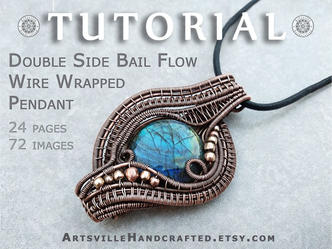 Wire Wrap Tutorial Wire Wrapping Tutorials Wire Weaving - Etsy