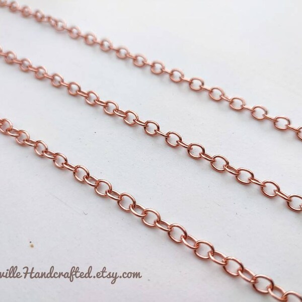 Copper Chain - Etsy