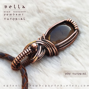 Bella: Wire Wrap Tutorial, Wire Wrap Jewelry Tutorial, Wire Wrapping ...
