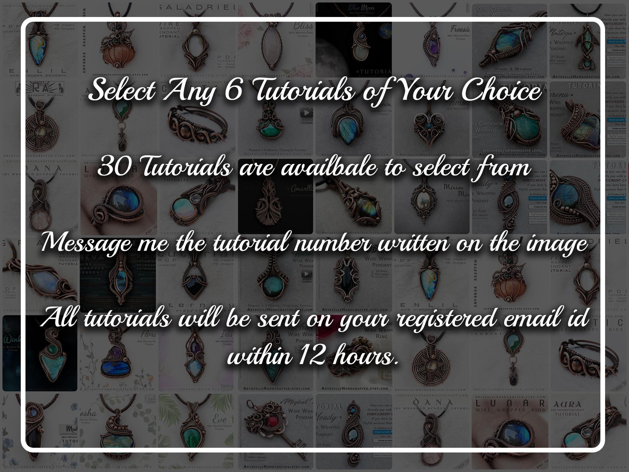 Choose 6 Wire Wrap Jewelry Tutorials From 30 Designs | DIY Wire ...