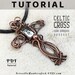 Celtic Cross Wire Wrap Pendant Tutorial, Wire Wrapping Techniques, DIY ...