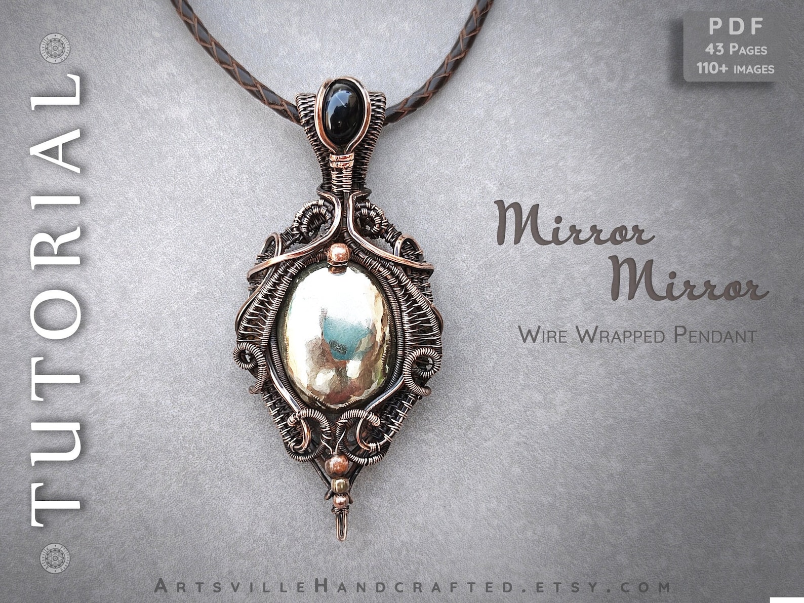 Wire Wrap Tutorial Wire Pendant Tutorial Wire Tutorial - Etsy