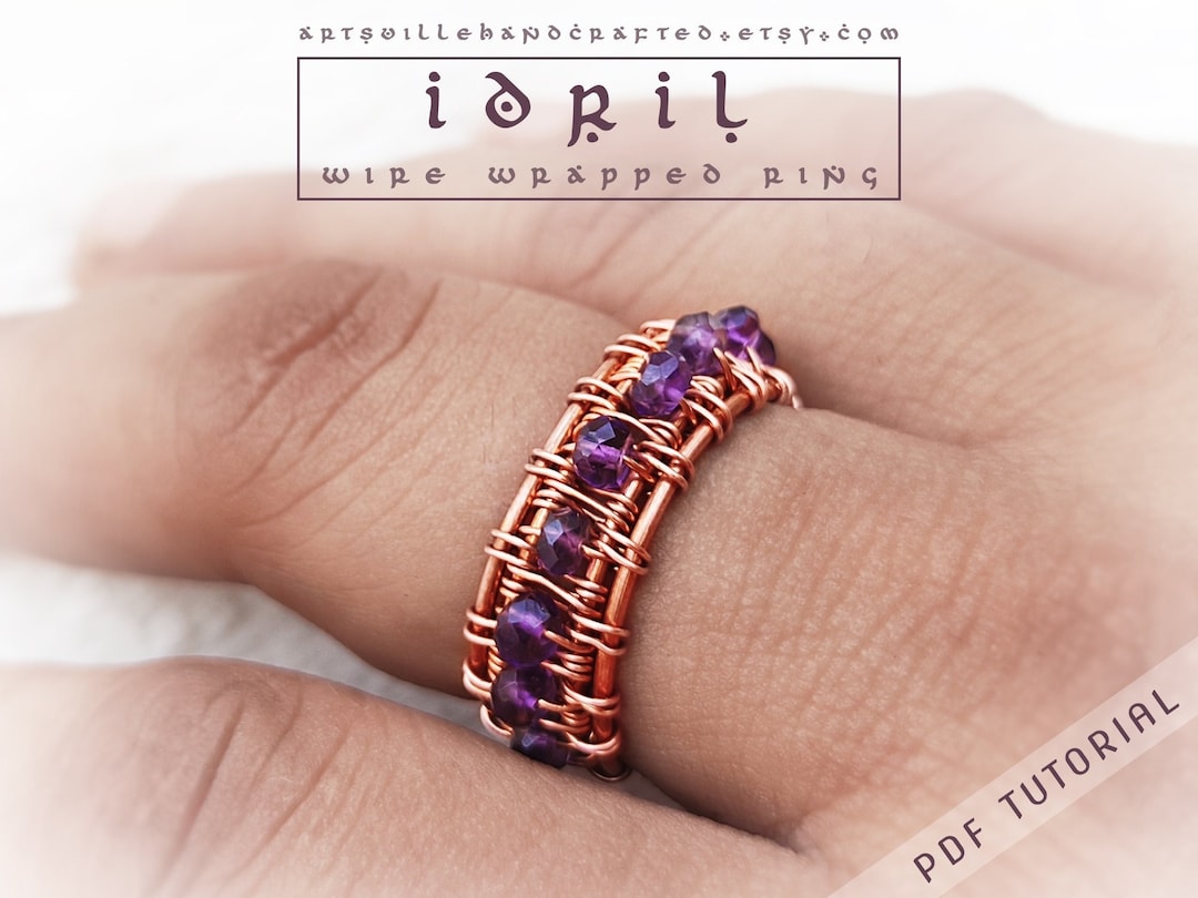 Wire Wrap Ring Tutorial, Wire Ring Tutorial, Wire Jewelry Tutorial, Jewelry Making, DIY Wire ...