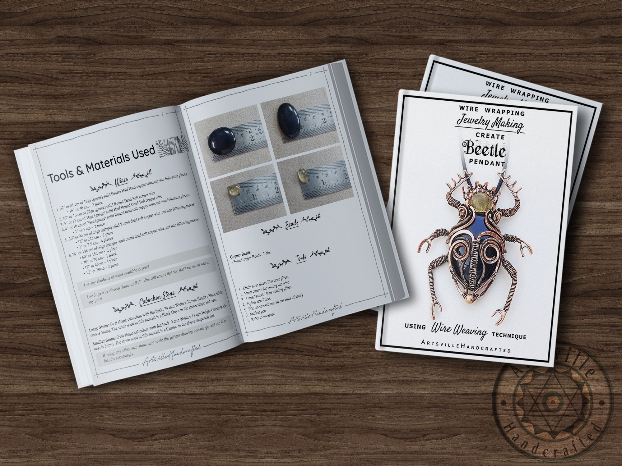 Wire Wrapped Beetle Tutorial, Wire Wrap Insects Tutorial. DIY Wire ...