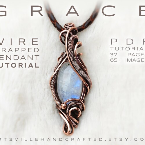 Grace: Wire Wrap Tutorial Wire Wrapping Tutorial Wire - Etsy