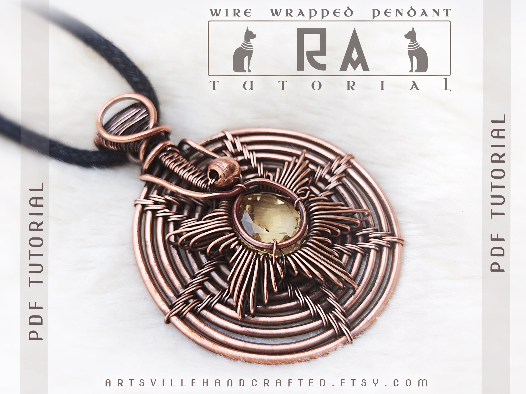 Ra : Wire Wrap Sun Pendant Pattern Tutorial, Wire Weaving Tutorial ...