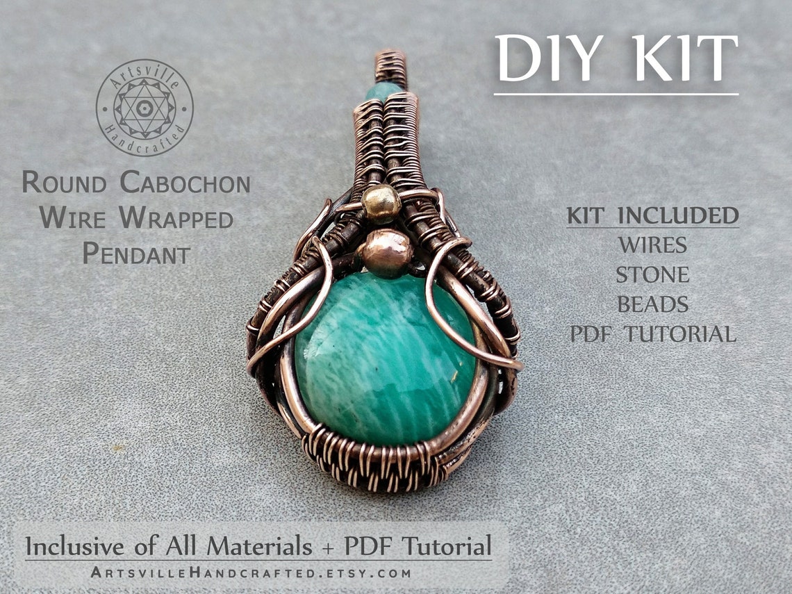 Full DIY Kit Jewelry Making Pendant Kit Craft Kits for | Etsy