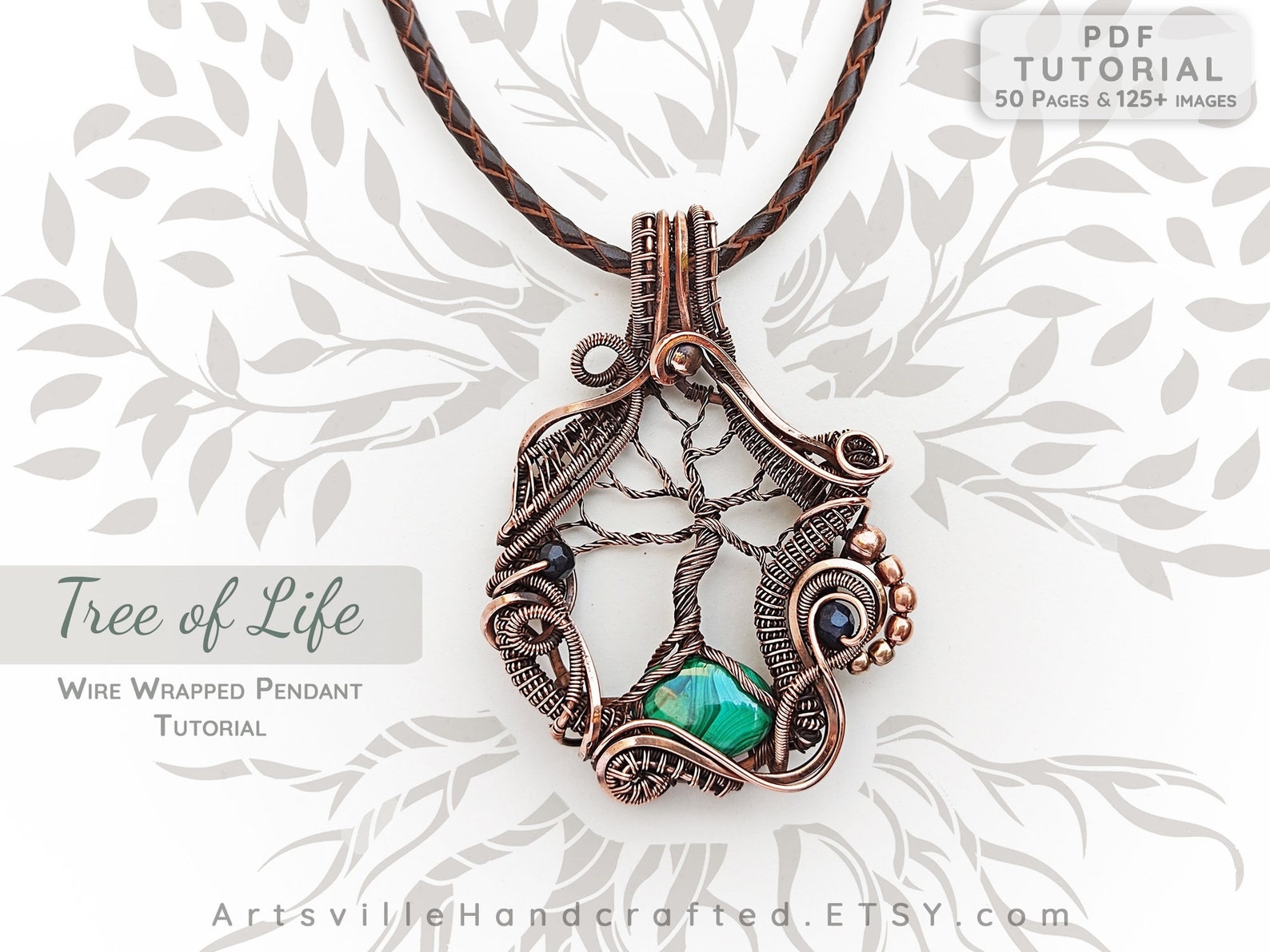 Tree of Life Pendant Tutorial Wire Wrap Tutorial Wire - Etsy