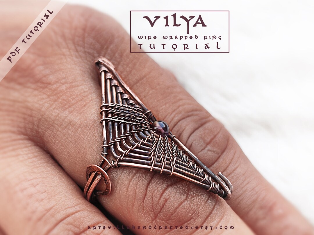 Vilya : Wire Wrapped Ring Tutorial, Wire Wrapping Tutorial, Wore Work Tutorial, DIY Wire Ring ...