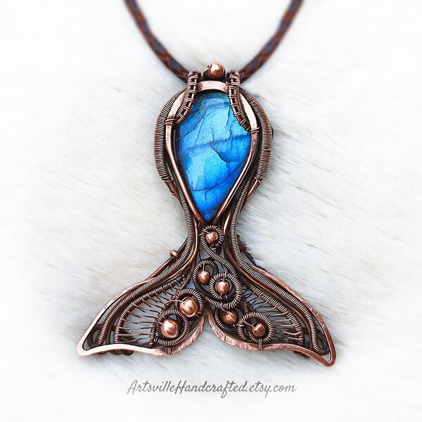 Mermaid Tail Pendant - Etsy