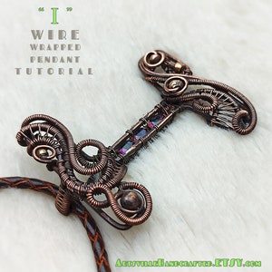 Alphabet 'I' Tutorial - Wire Wrap Pendant Tutorial, Wire Wrapping ...