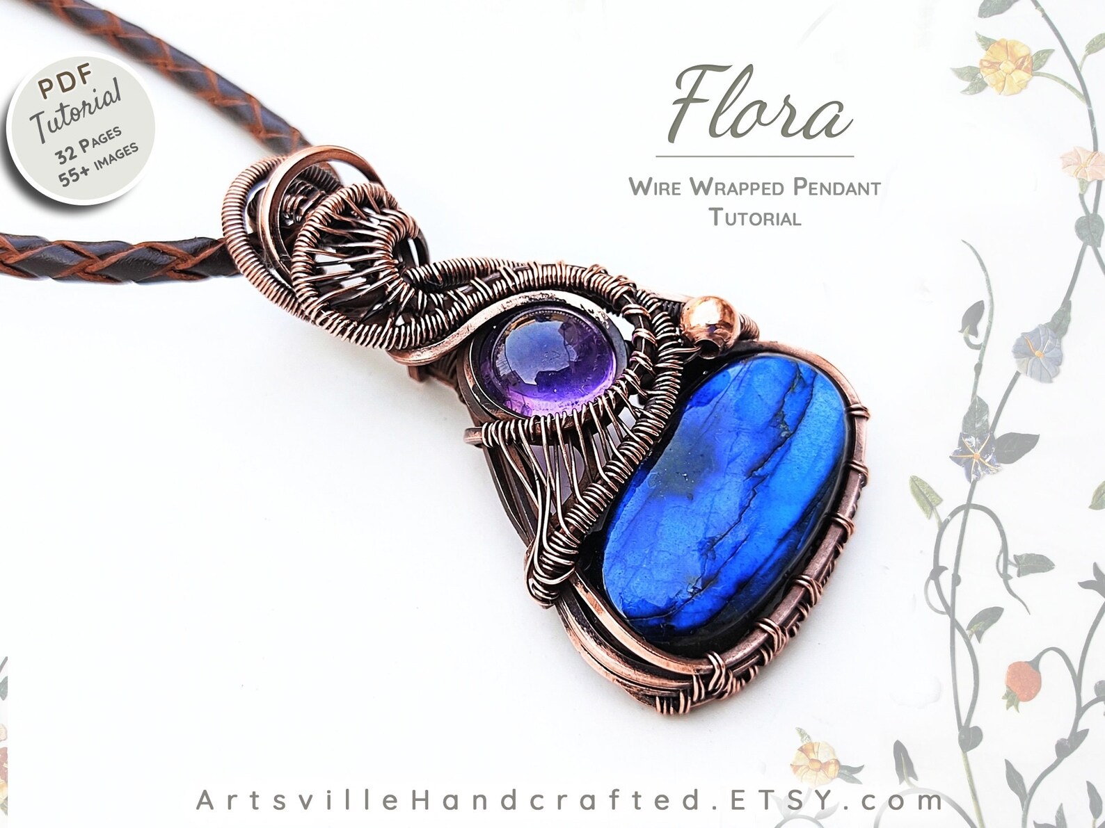 Two Stone Design Tutorial Bundle Wire Wrap Tutorial Wire - Etsy