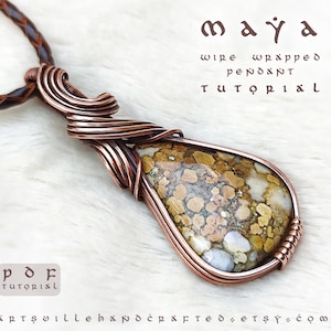 Learn 10 Pendants - Wire Wrap for Beginners Book, 10 in 1 Wire Wrap ...