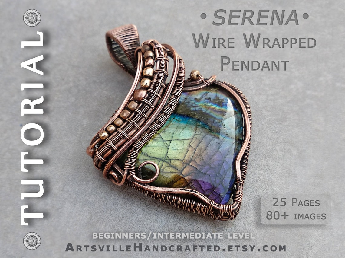 Wire Jewelry Tutorial Wire Wrapping Tutorial Wire Weave - Etsy