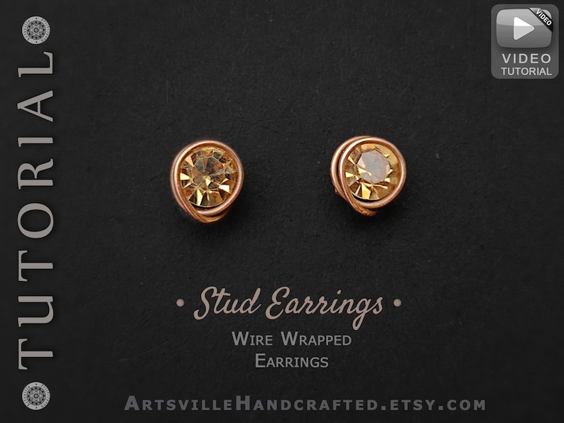 Tutorial Bundle : Wire Wrapping for Beginners Tutorials Video - Etsy