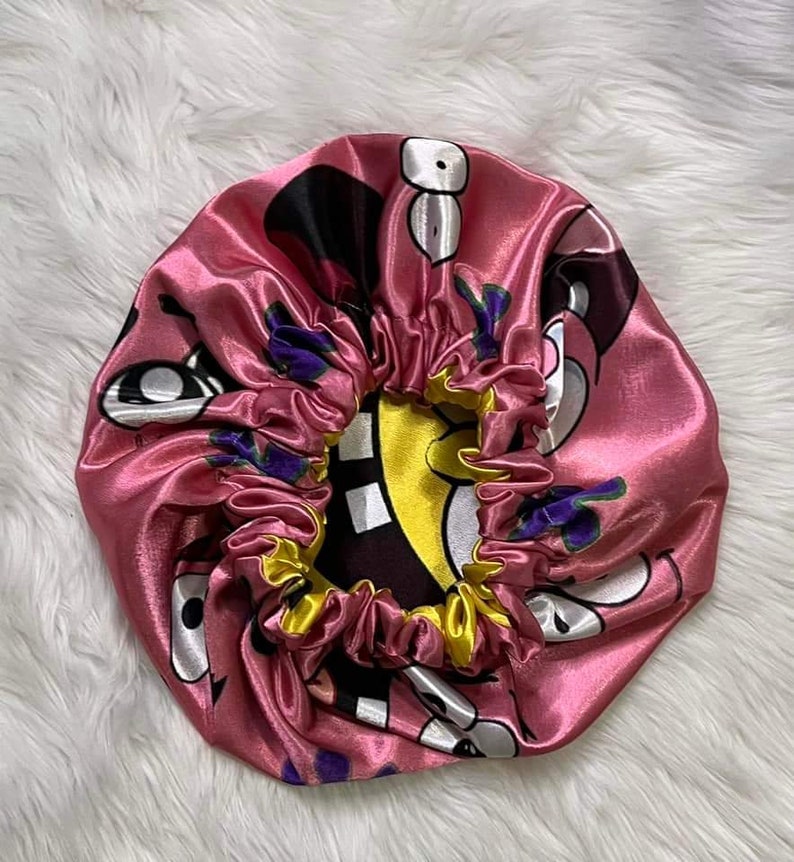 Character Sleeping Bonnet, Hair Bonnet for Women, Curly and Natural ...