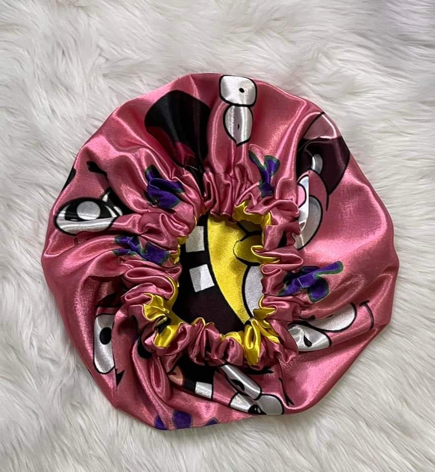 Character Sleeping Bonnet, Hair Bonnet for Women, Curly and Natural ...