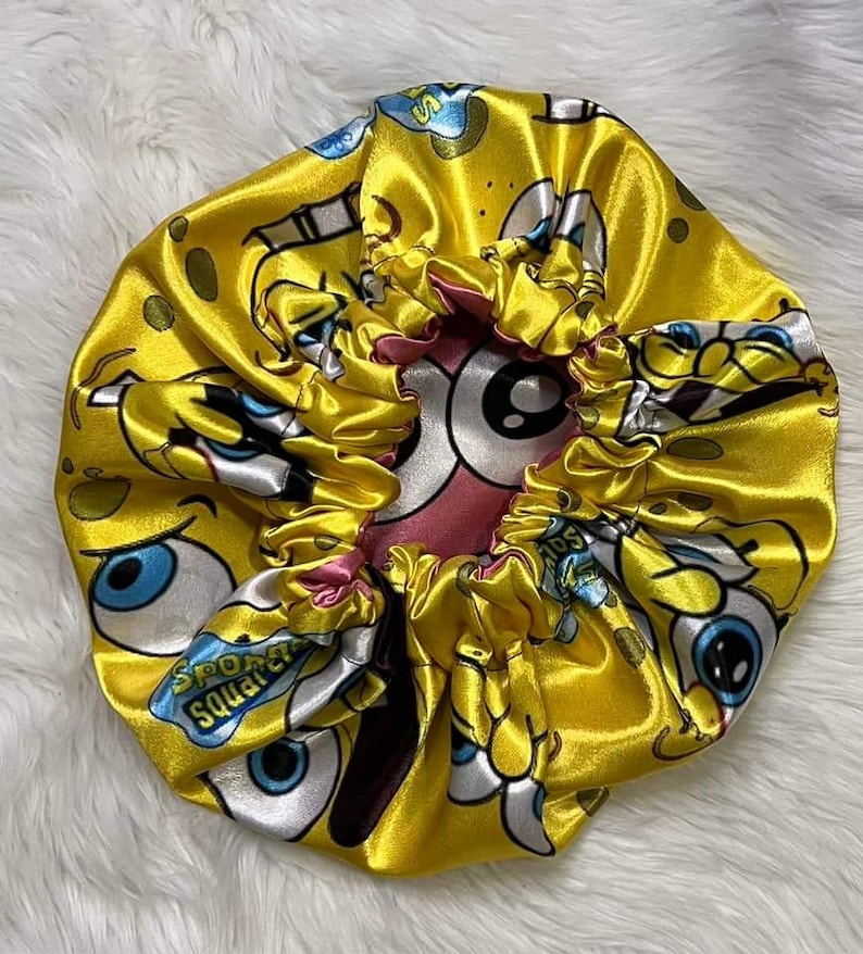 Character Sleeping Bonnet, Hair Bonnet for Women, Curly and Natural ...