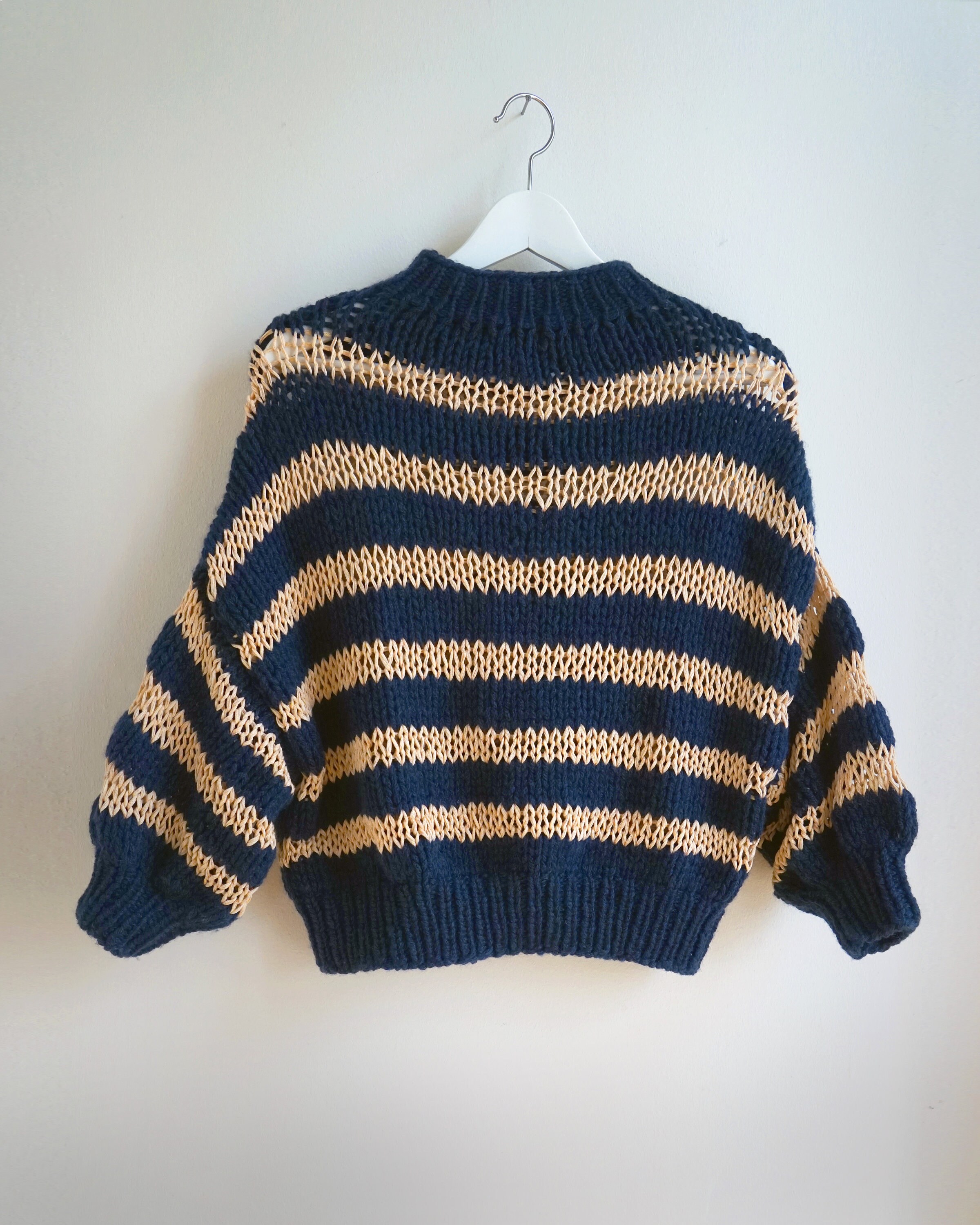 Handknitted Sweater Cropped Sweater Summer Fashion Organic | Etsy