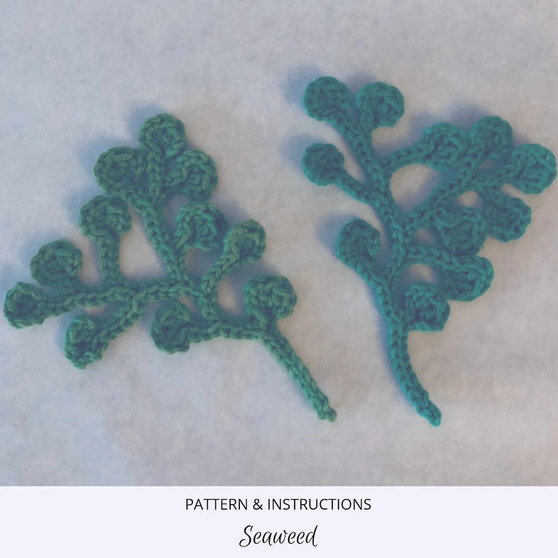 How to Crochet Seaweed (PDF Pattern and Instructions) - Etsy Canada