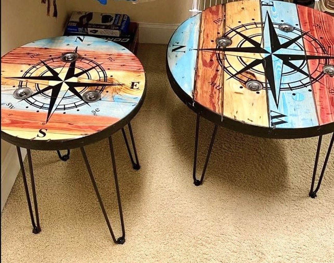Rustic Spool Wood Round Table – 20