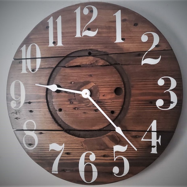 Rustic Wall Clocks - Etsy