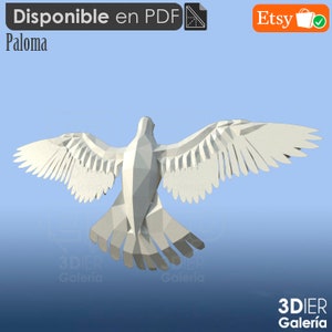 Holy Spirit Papercraft Design With PDF Templates, Paper Art and Craft ...