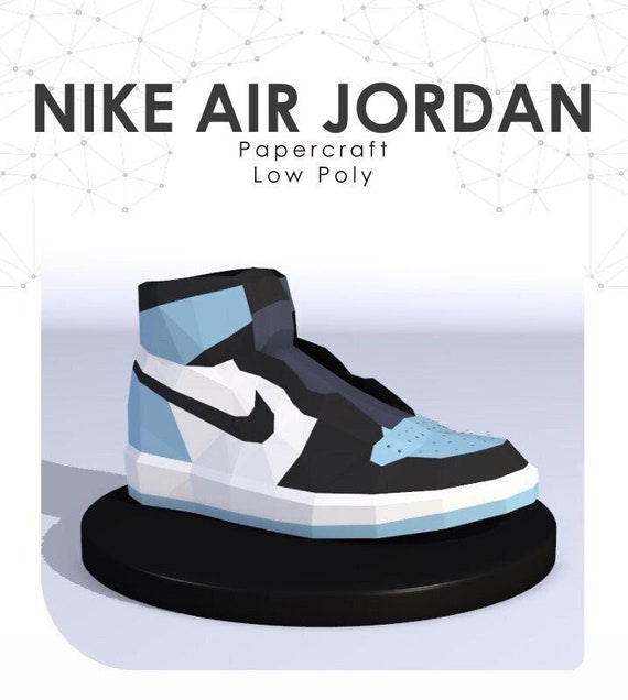 Paper Nike Shoe Template