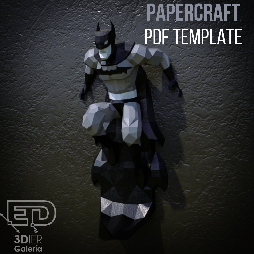 B47M4N Papercraft Design With PDF Templates to Build by Hand, Paper Art ...