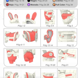 Rabbid Papercraft PDF Templates Mar10 BR05, Paper Art and Craft for ...