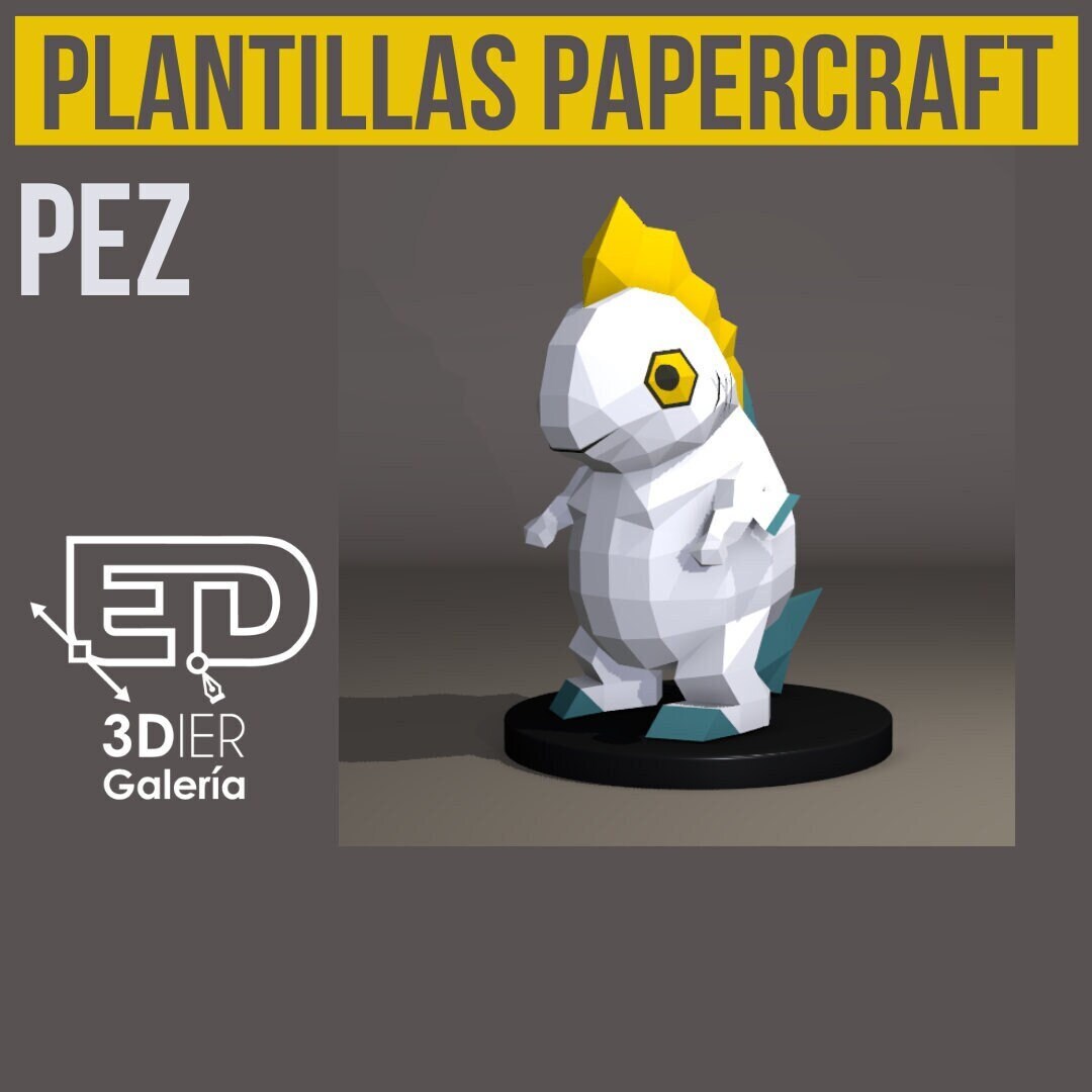 Papercraft Fish With PDF Templates, Paper Art and Craft for Home Decor ...