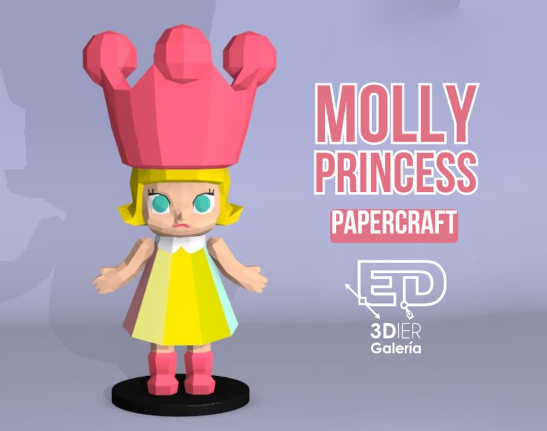 Molly Princess PDF Papercraft Templates, Paper Art and Craft for Home ...