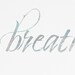 3 Piece Wall Art breathe, Blue Blush Set of 3 Prints DIGITAL DOWNLOAD ...