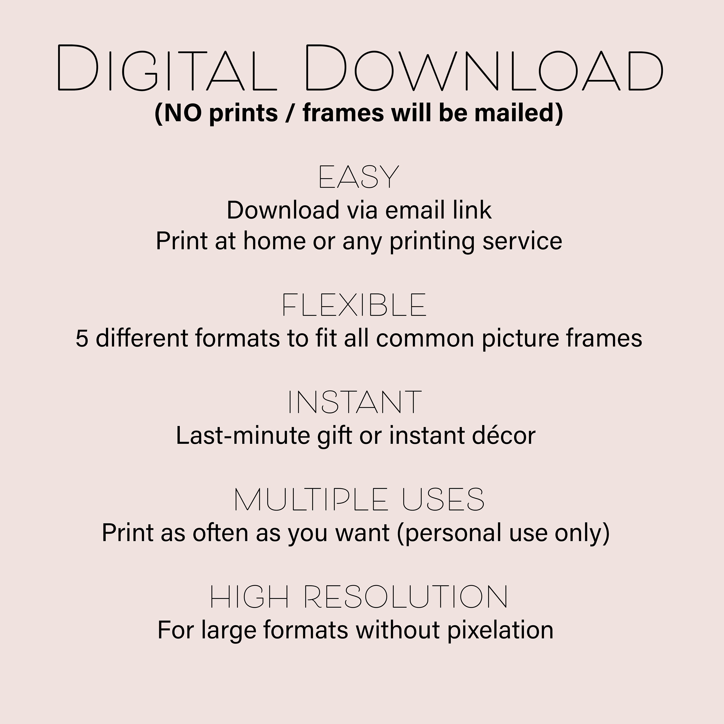 3 Piece Wall Art breathe, Blue Blush Set of 3 Prints DIGITAL DOWNLOAD ...