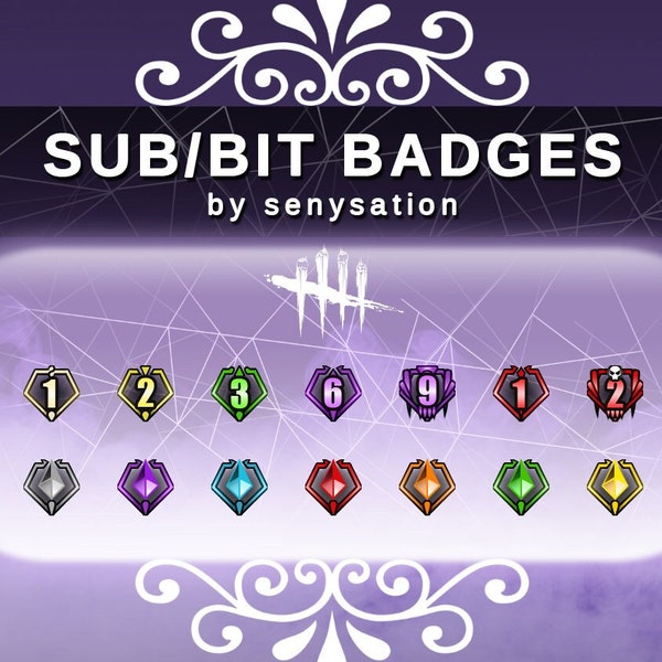 Dbd Sub Badges - Etsy