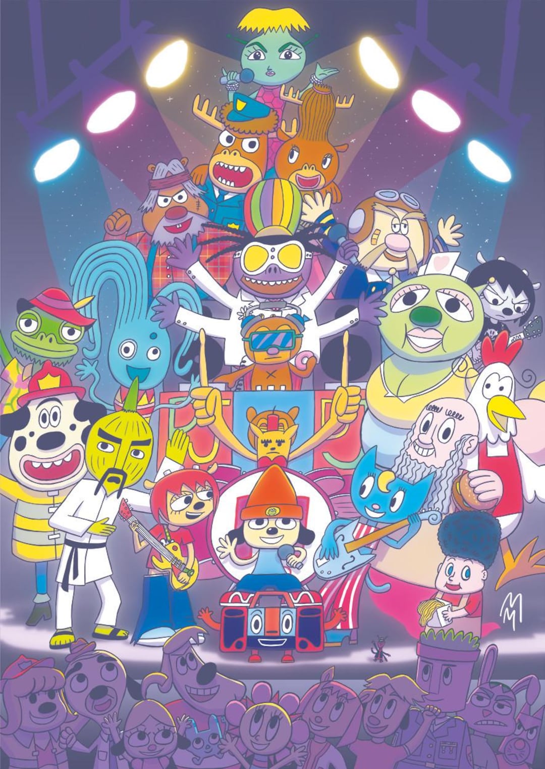 All Masters RAP - Parappa the Rapper Art Print - Etsy