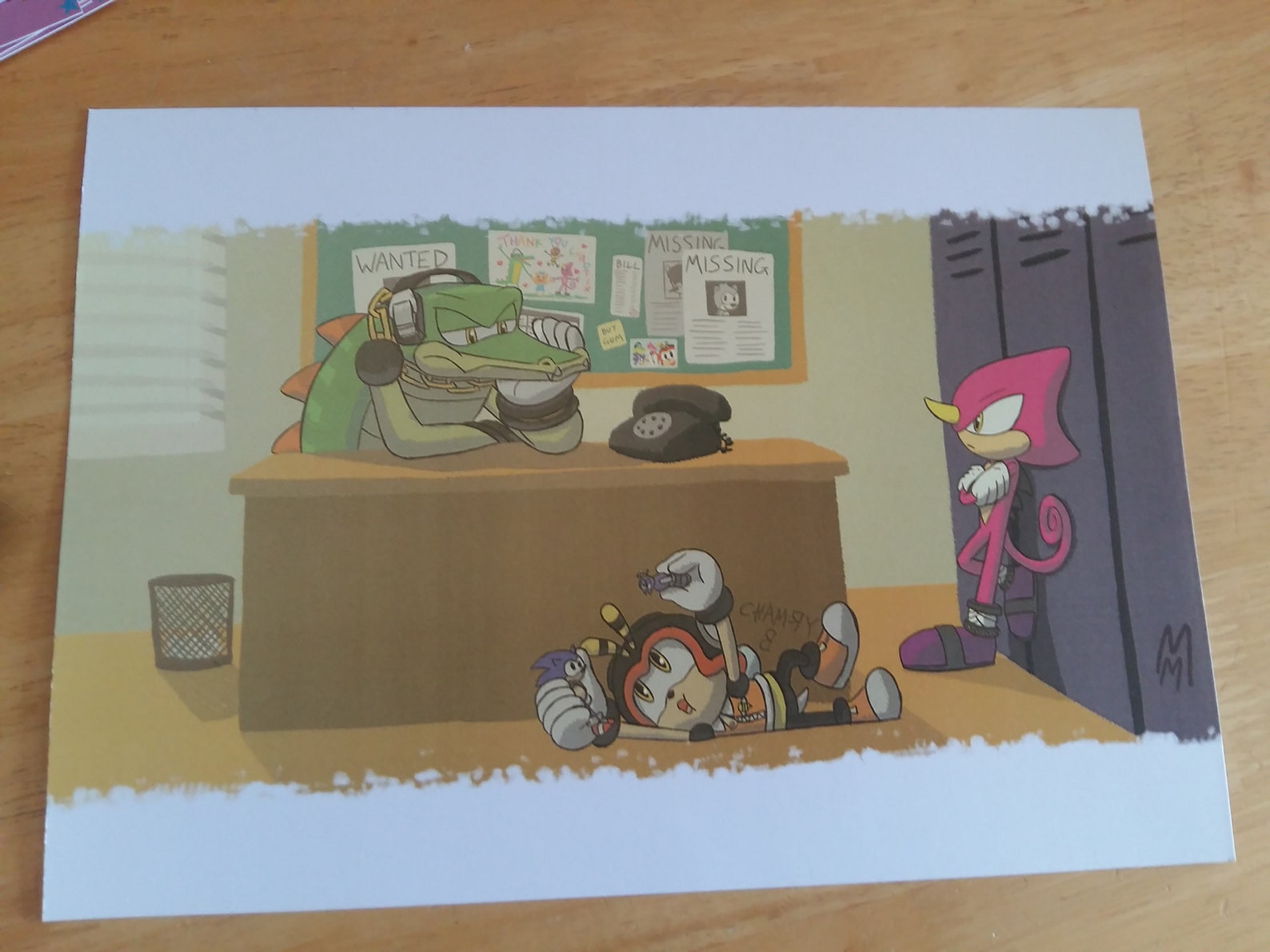 Chaotix Detective Agency Sonic the Hedgehog Art Print - Etsy