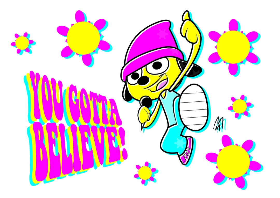 You Gotta Do What? - Parappa the Rapper Art Print - Etsy