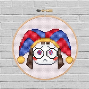 Pomni Cross Stitch Pattern PDF - Etsy