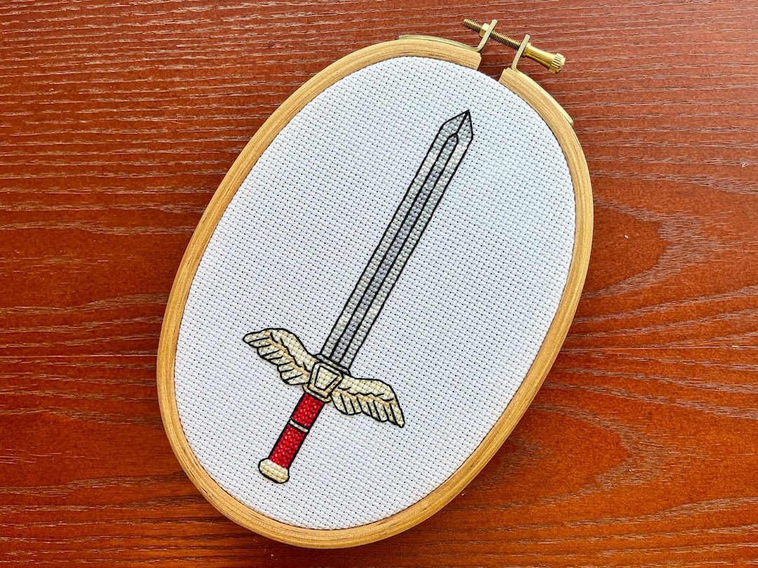 Laios's Sword Kensuke Delicious in Dungeon Cross Stitch Pattern PDF - Etsy