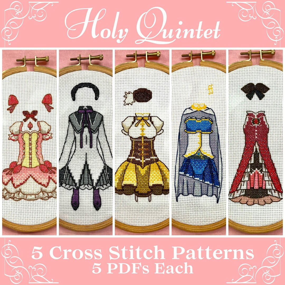 The Holy Quintet - Cross Stitch Pattern Bundle - Etsy