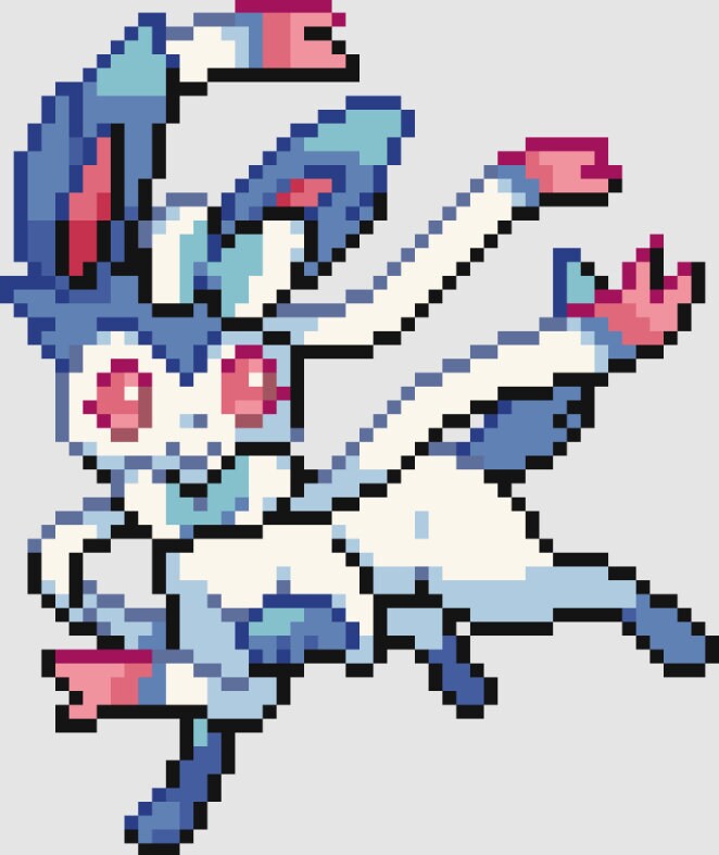 Shiny Sylveon Cross Stitch Pattern Digital - Etsy