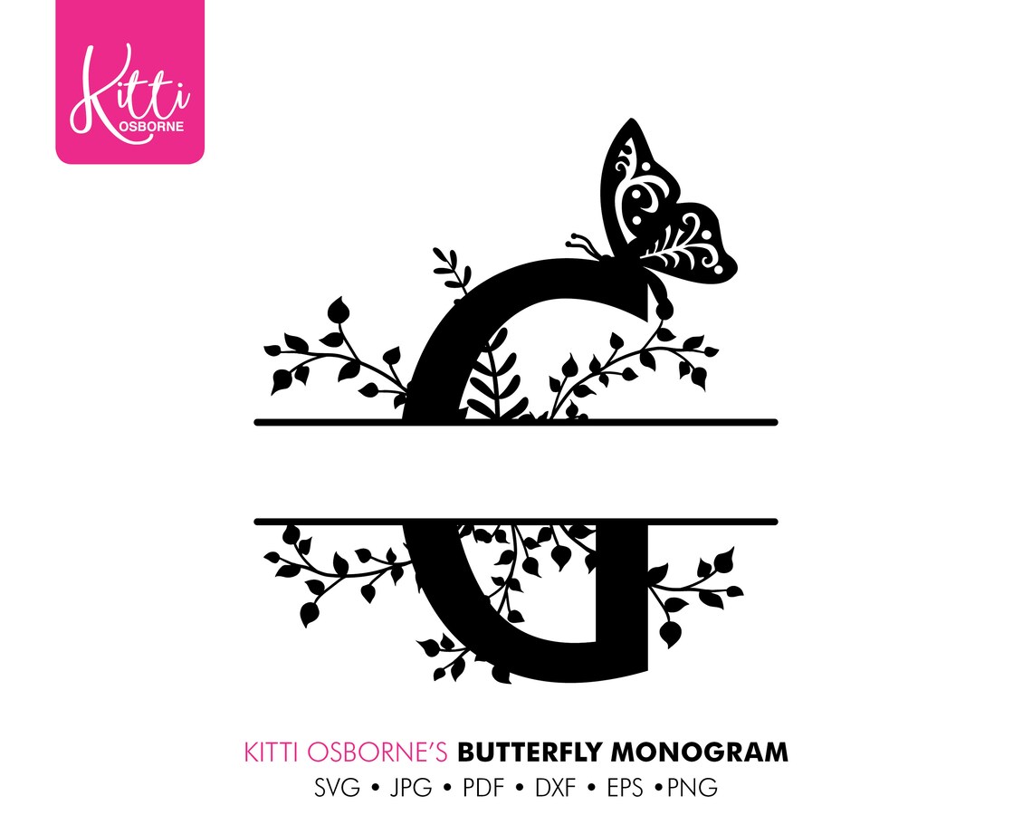 Letter G, SVG Monogram Alphabet, Paper Cut Template - Etsy