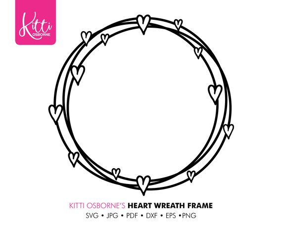 Heart Frame Paper Cut Template Machine Cutting SVG | Etsy