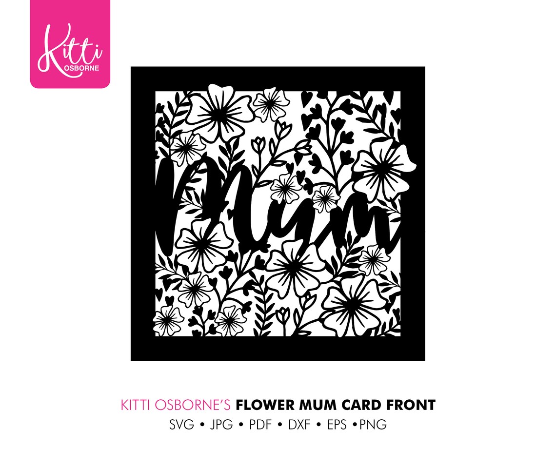Mum Frame Paper Cut Template Machine Cutting SVG - Etsy UK