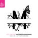 Letter M, SVG Monogram Alphabet, Paper Cut Template - Etsy