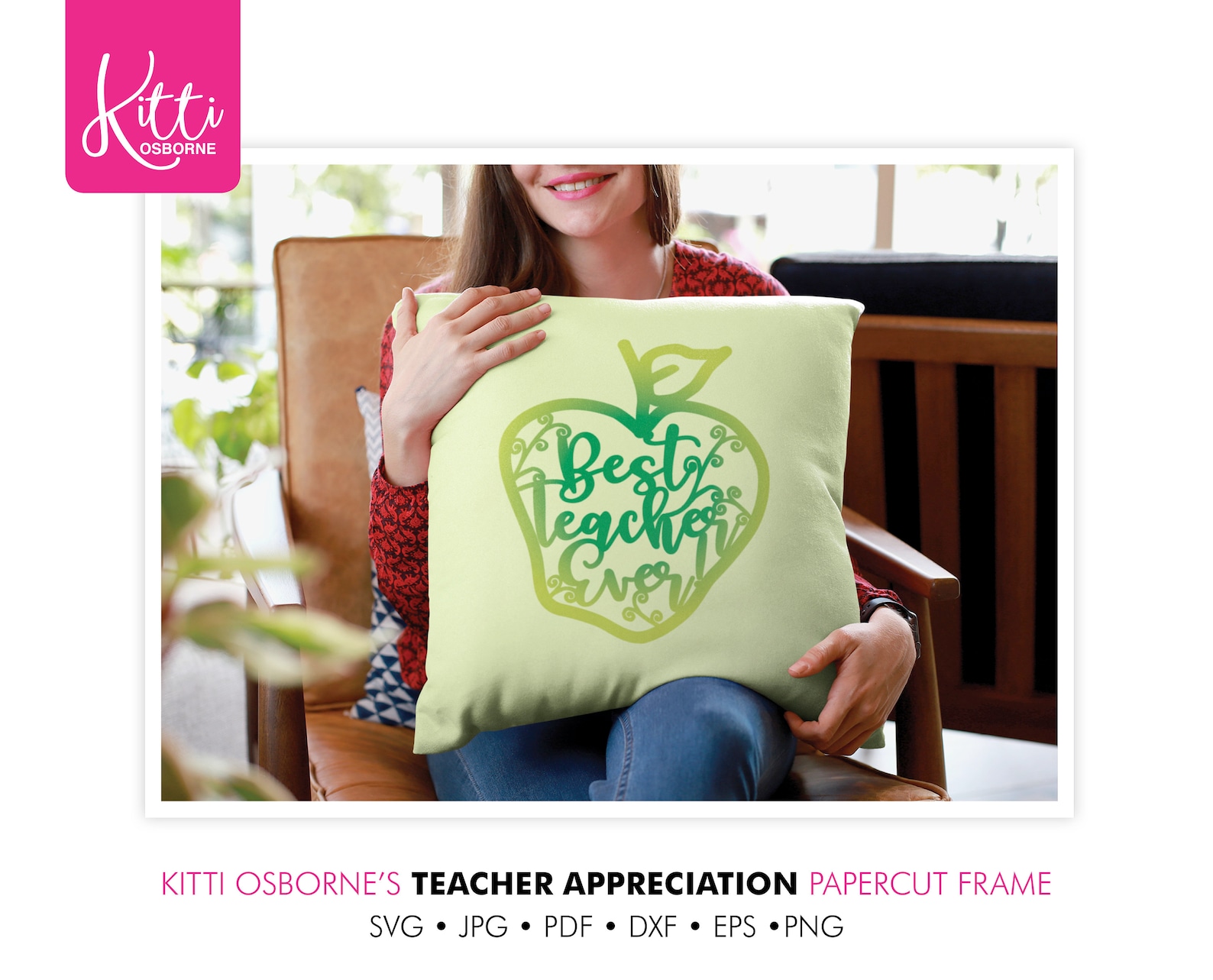 Best Teacher Ever Teacher Appreciation Paper Cut Template Machine ...