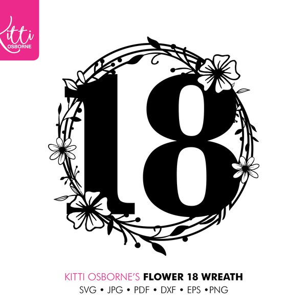 18th Anniversary Svg - Etsy