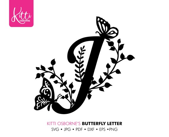 Butterfly Letters J