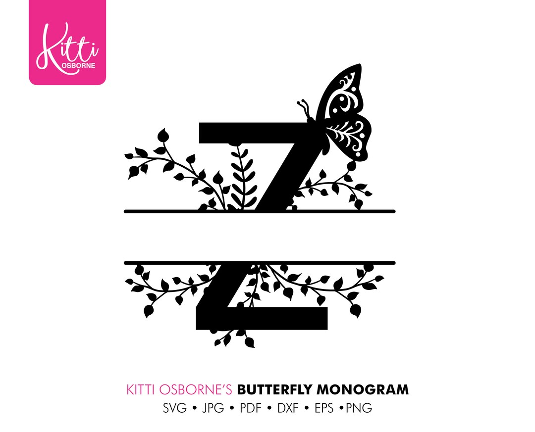 Letter Z SVG Monogram Alphabet. Paper Cut/vinyl Template - Etsy